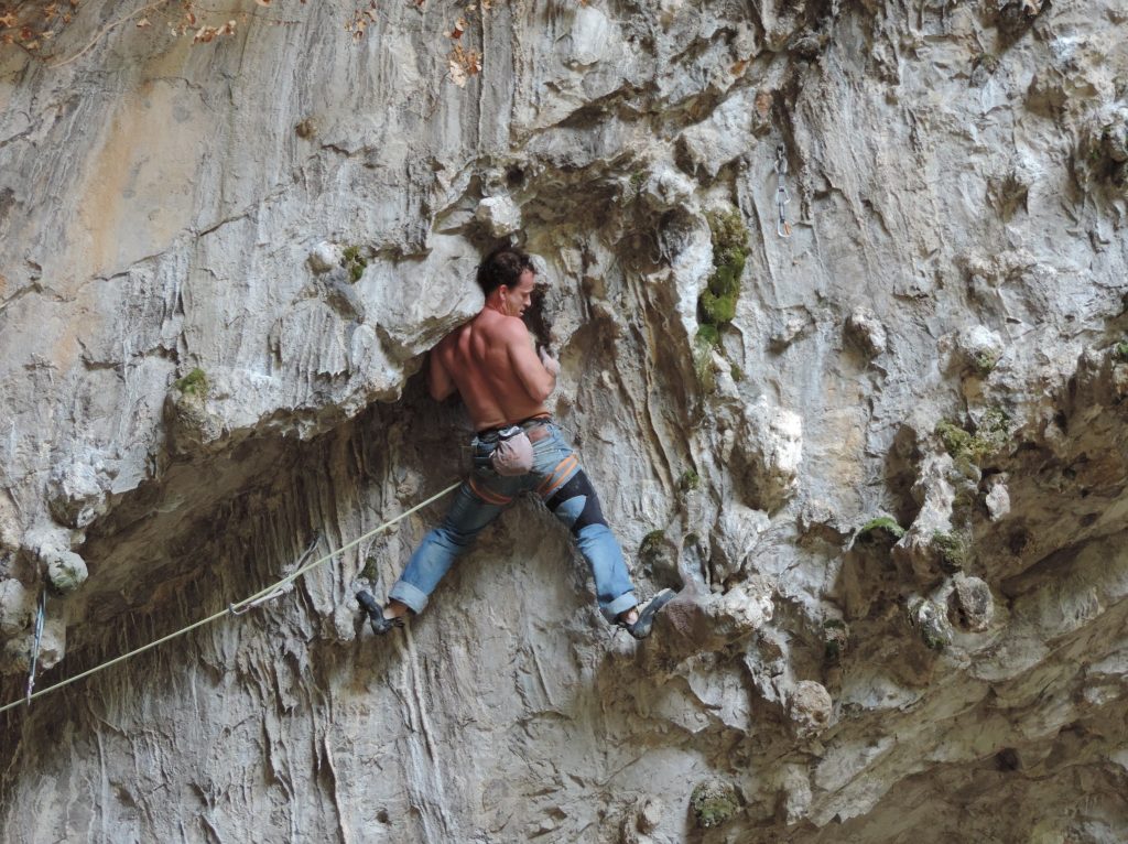 Klemen Vodlan climbed Bitka s stalaktiti 8b in Osp | Climb Istria