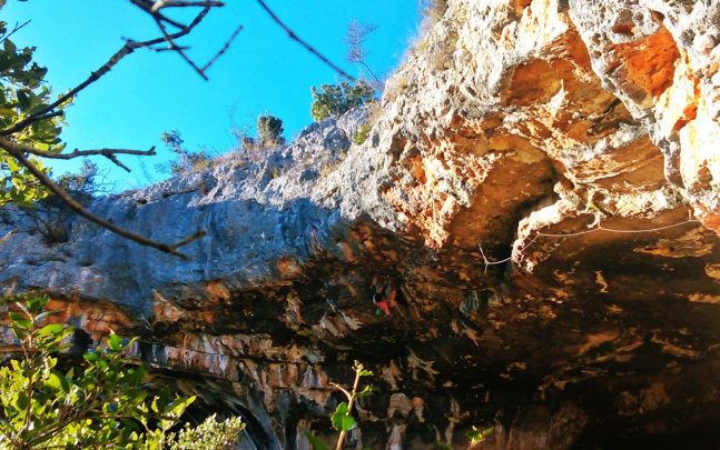 1st repeat of Caveman's playground in Istarske toplice | Climb Istria